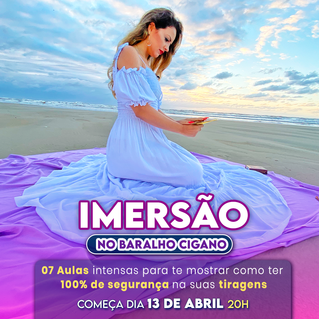Imersão da Semana do Baralho Cigano - Instituto de Terapias Integrativas Shaiane Minosso | Hotmart