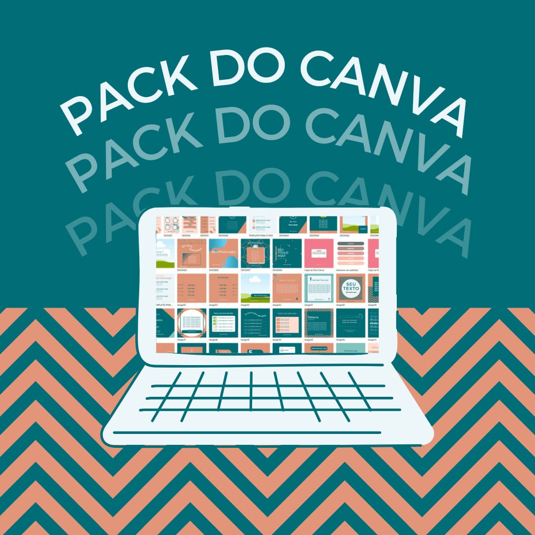 Pack Canva com + de 100 templates editavéis e + de 40 capas para os...