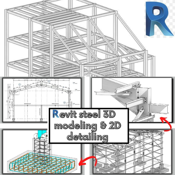 Autodesk Revit Structure-Modeling and detailing of steel structures - Douglas Sinkololwe | Hotmart