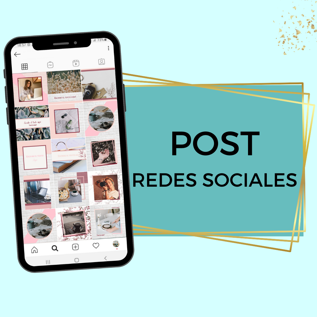 Plantilla Pack Post redes sociales 14 diseños Canva - Lola Ruiz | H...