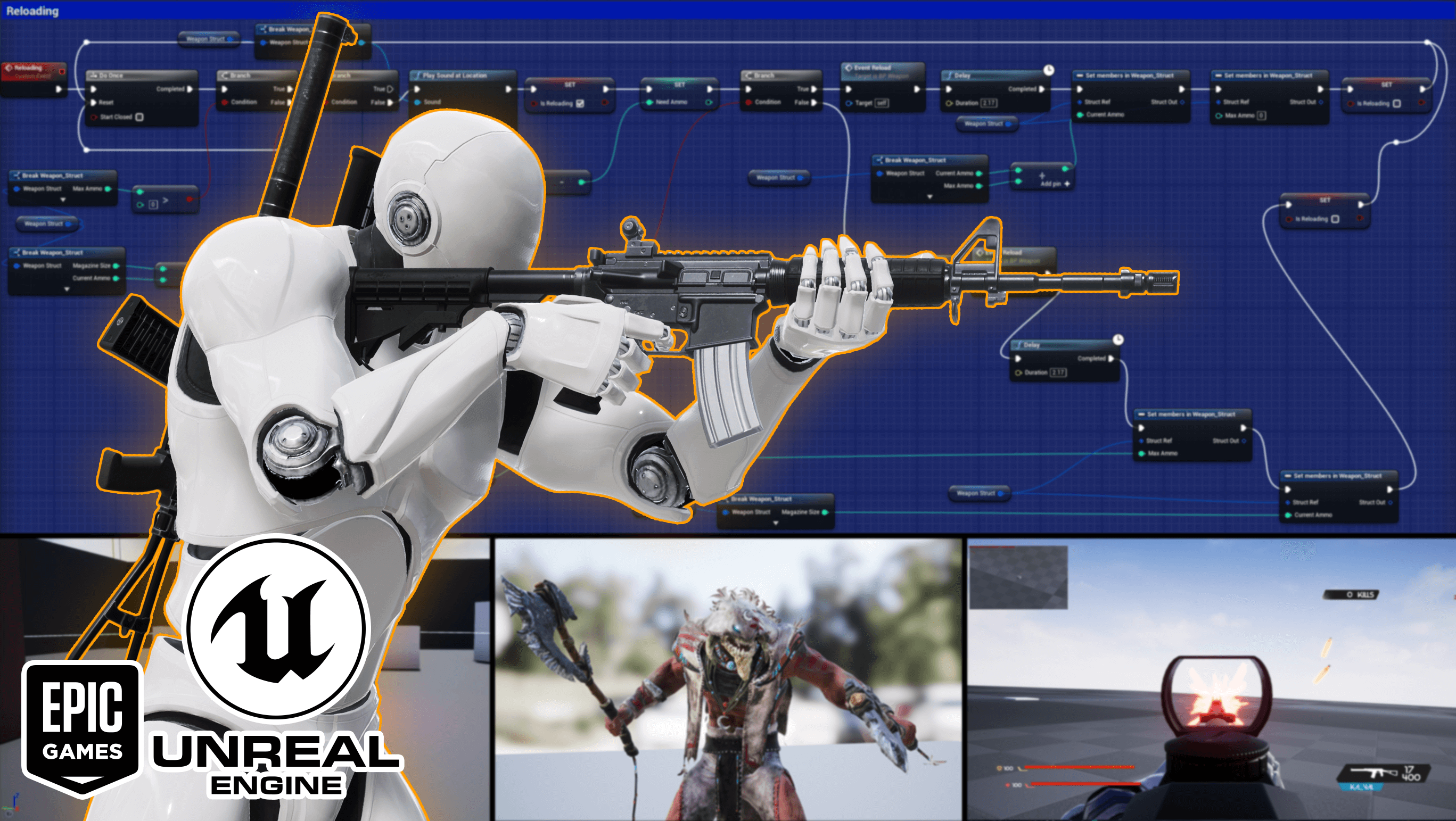 Criando seu primeiro jogo FPS na Unreal Engine 4 com Blueprint - Jonantas Vinicius | Hotmart