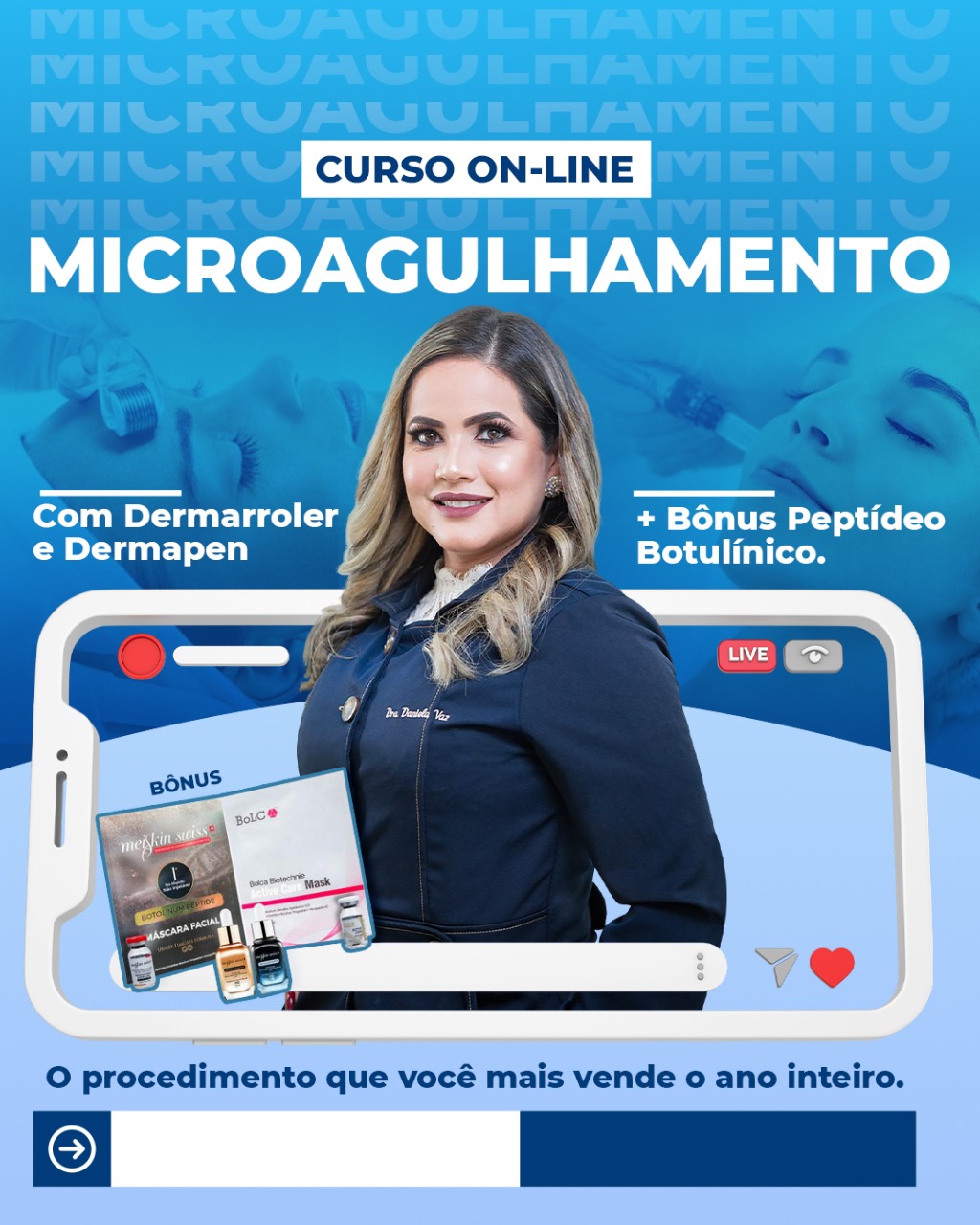 Curso de Microagulhamento - Daniela Vaz | Hotmart