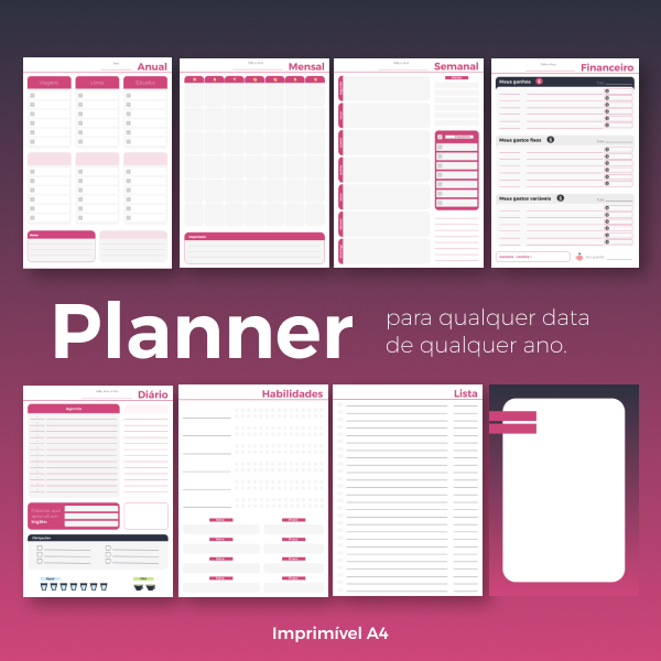Planner Anual - Samantha Fonseca | Hotmart