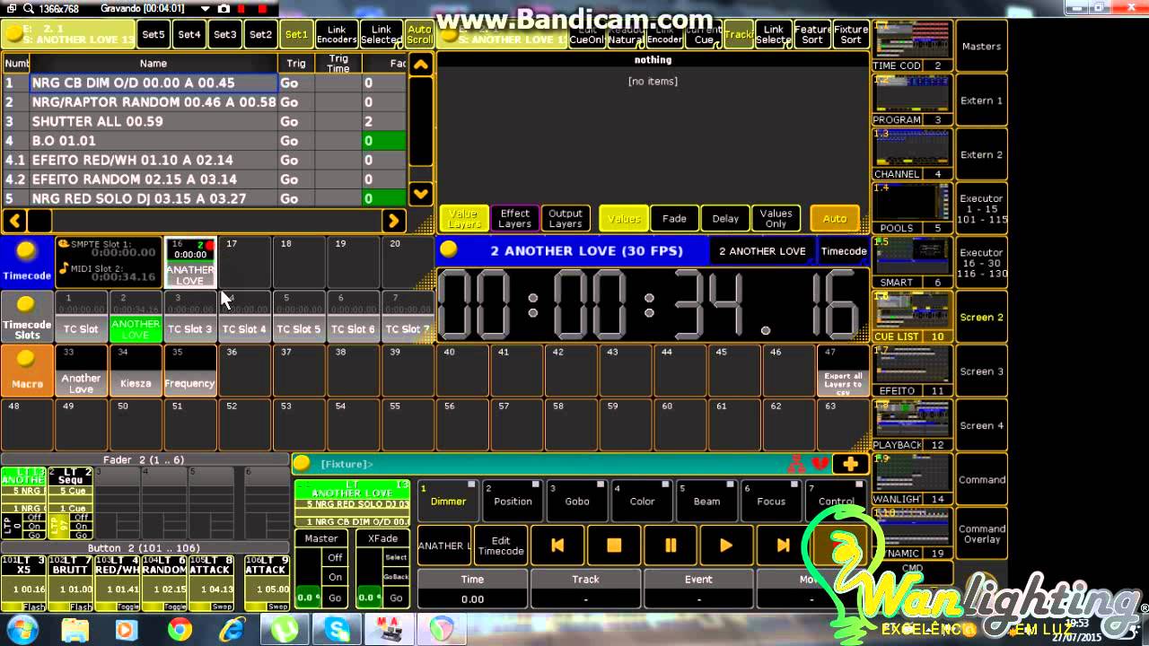 Aula como programar seu time code grandMA2. - Wanderson Pereira ...