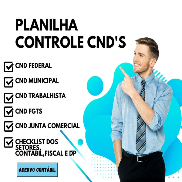 Planilha Controle todas CND's - Planilhas Gestao Contabil | Hotmart