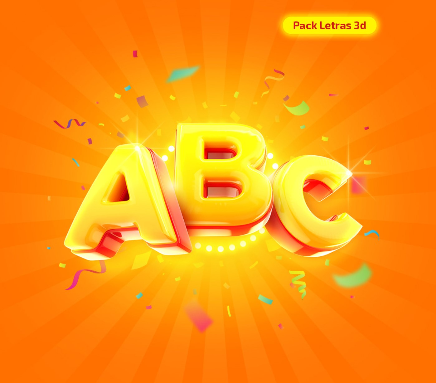Pack letras 3D - valmir gabriel da silva | Hotmart