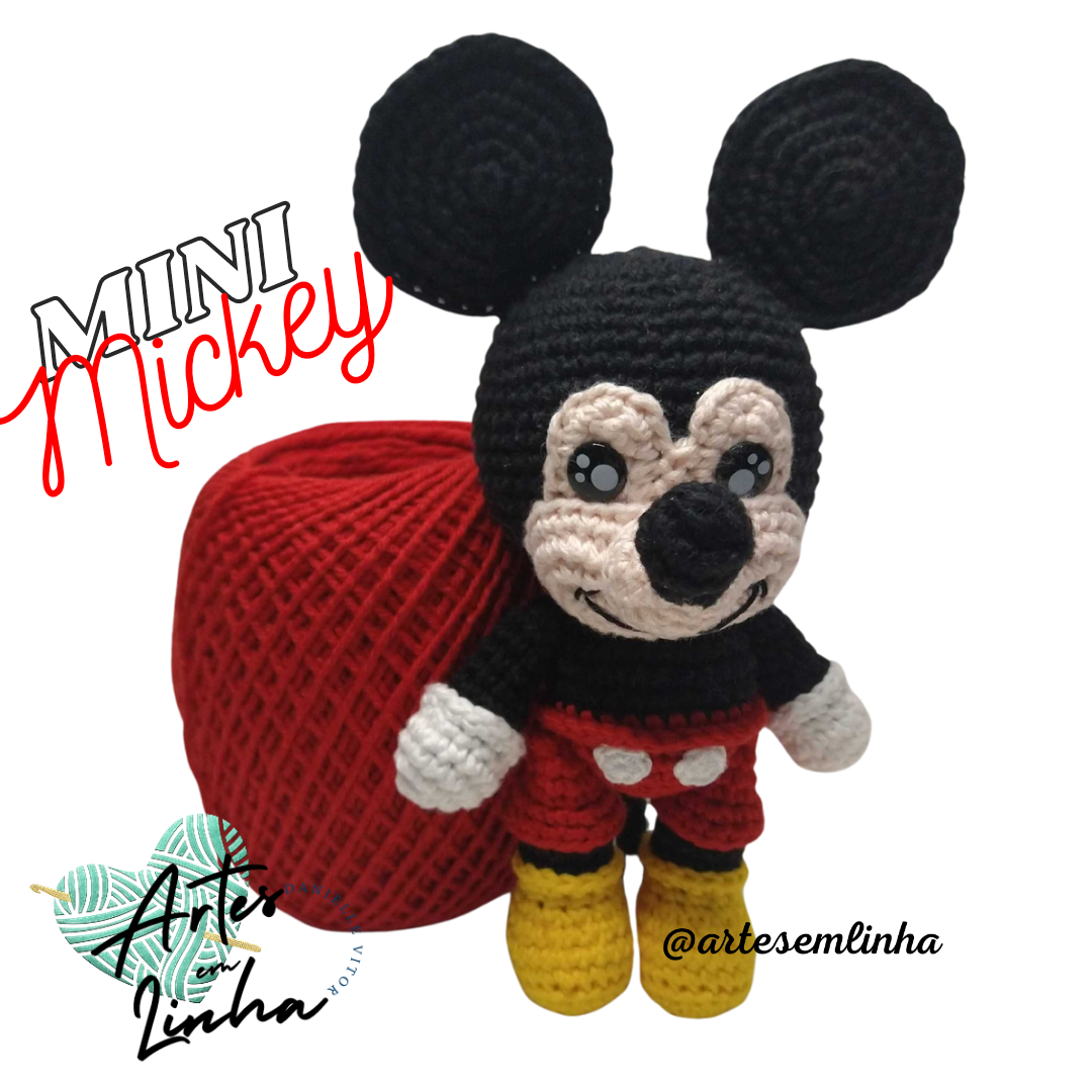 Mini Mickey Mouse Amigurumi - danielle celi victor de barros | Hotmart