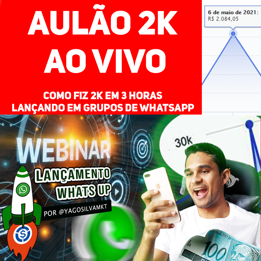 Lançamento em grupos de Whatsapp Aulão ao vivo de como funciona (Fi...