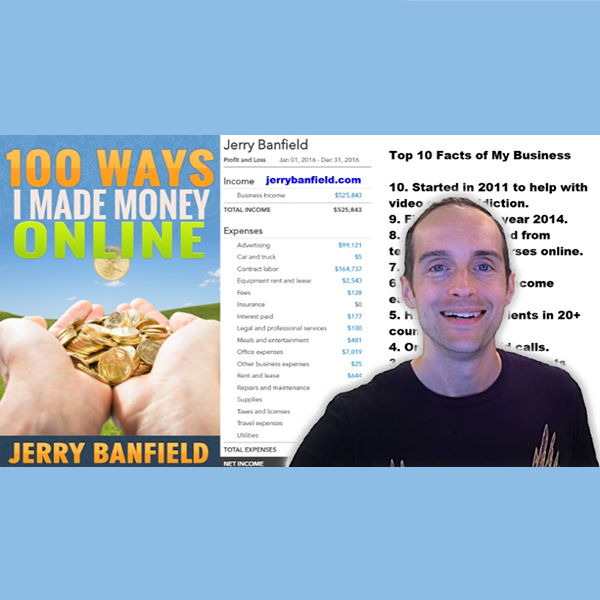 100 Ways I Made Money Online - Jerry Banfield | Hotmart