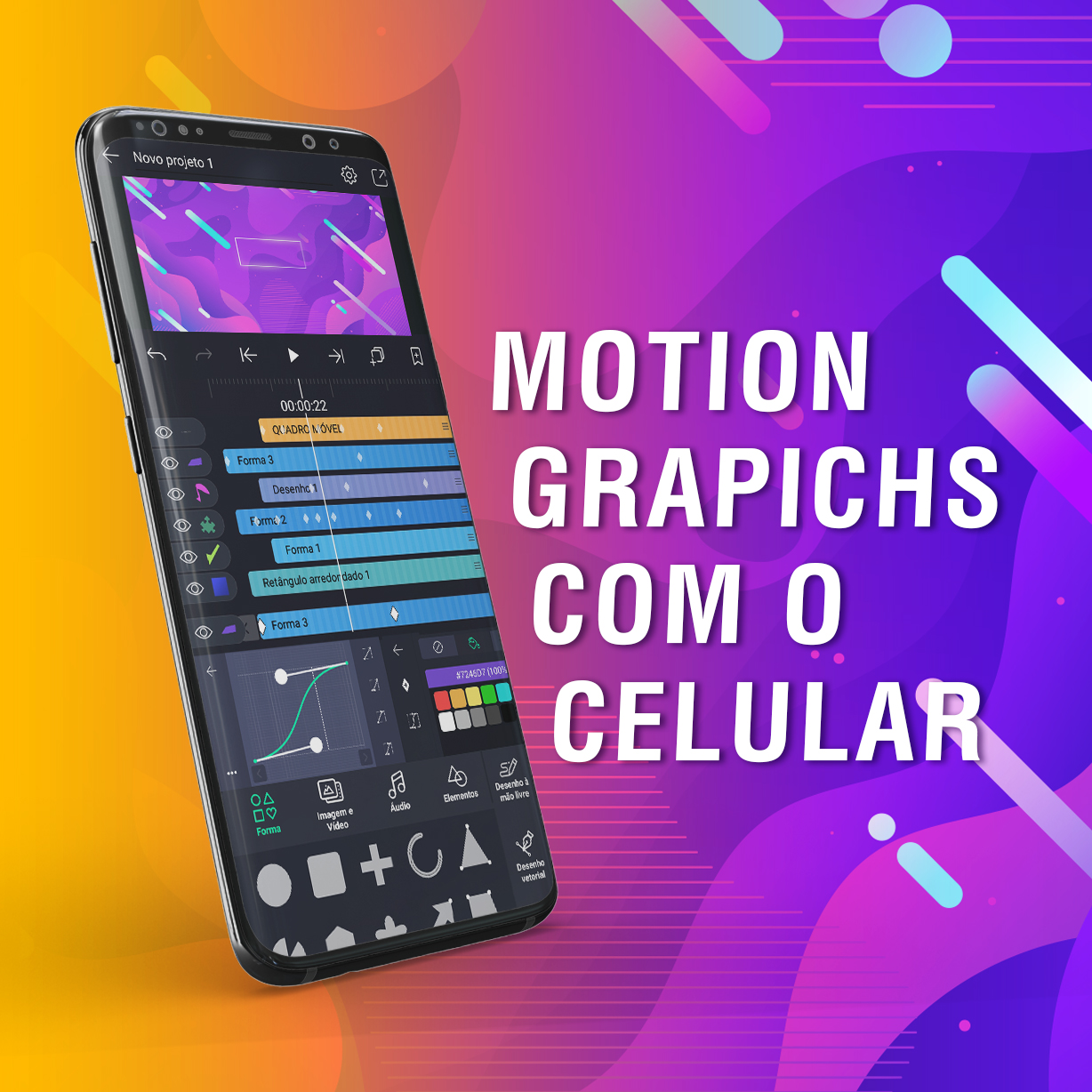 Animação Motion Graphics com o Celular - Align Motion - Sergio Marques ...