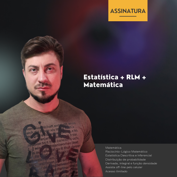 Assinatura Estatística, RLM e Matemática - Jhoni Zini | Hotmart