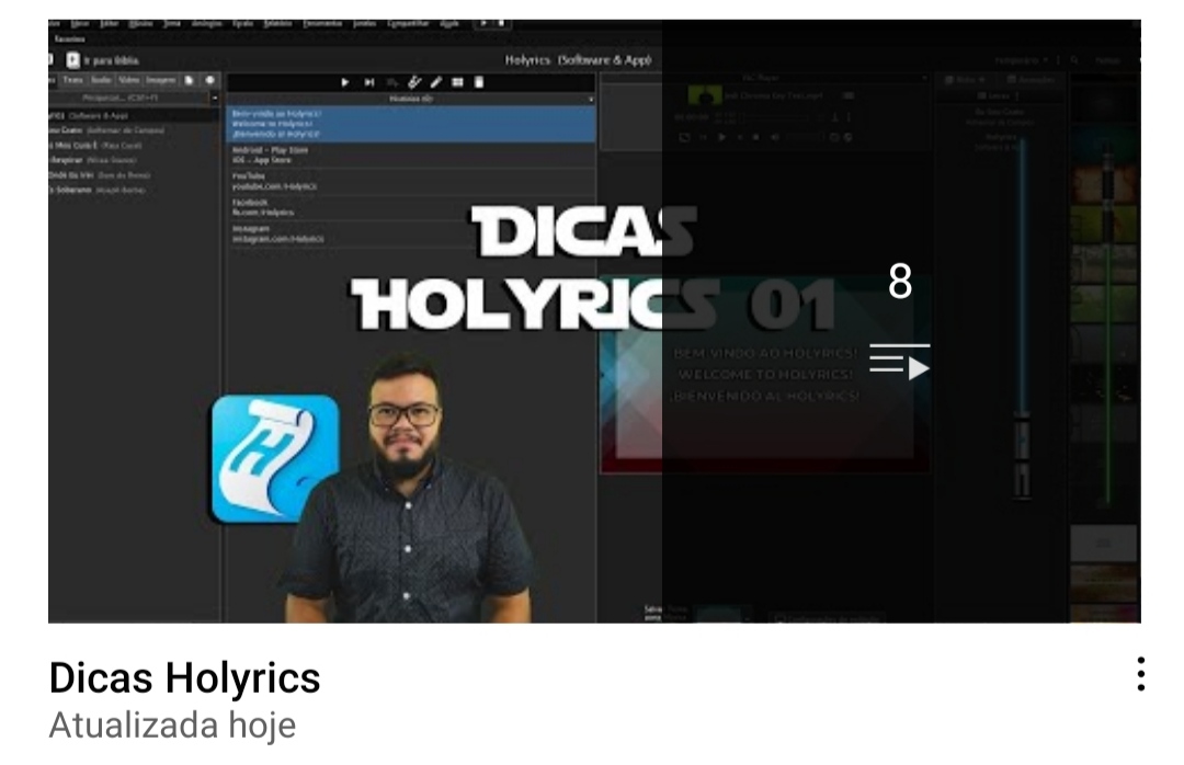 Holyrics básico e intermediário - JC_Videomaker | Hotmart
