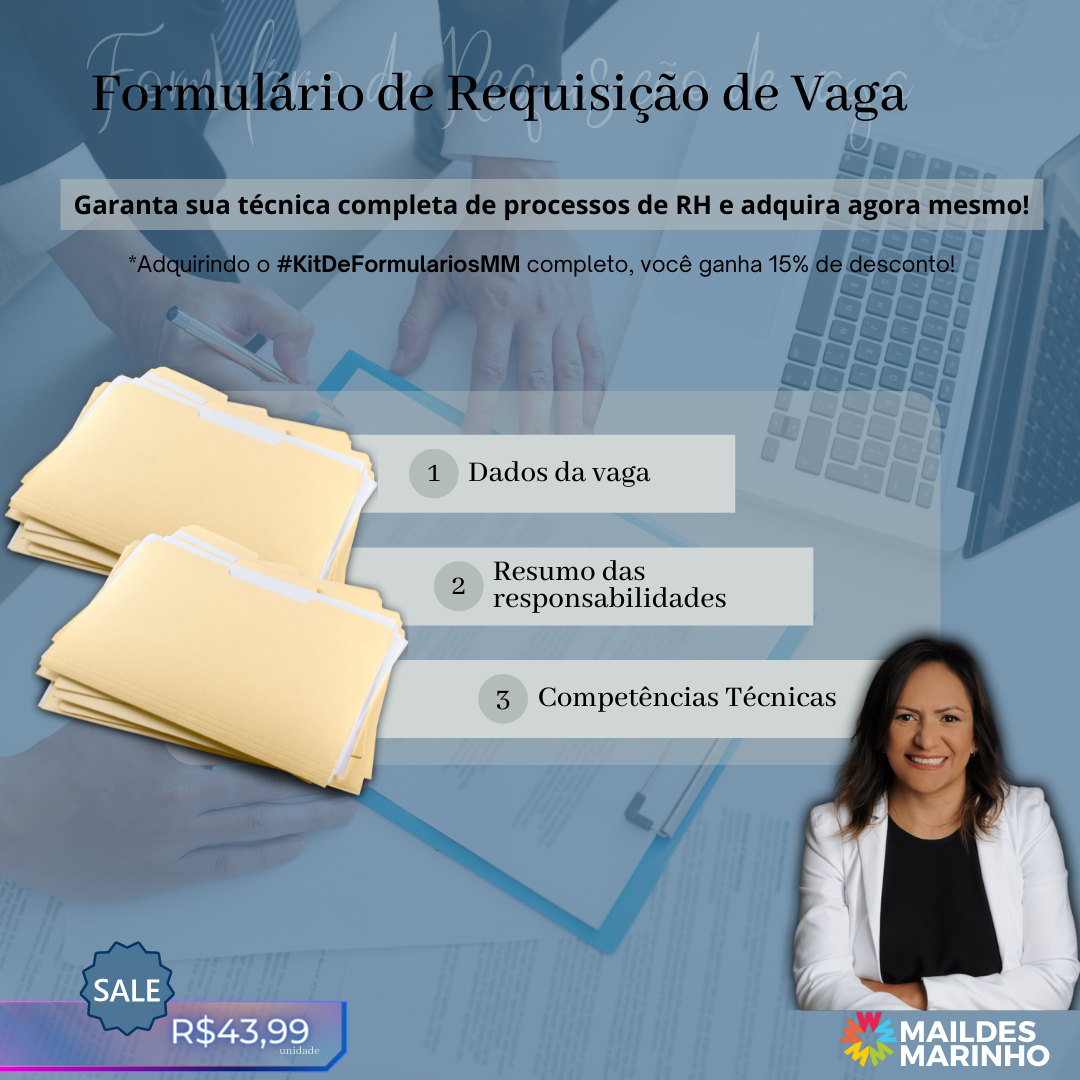 Modelo de Formulário para Requisição de Vaga - Maildes Marinho Cons...