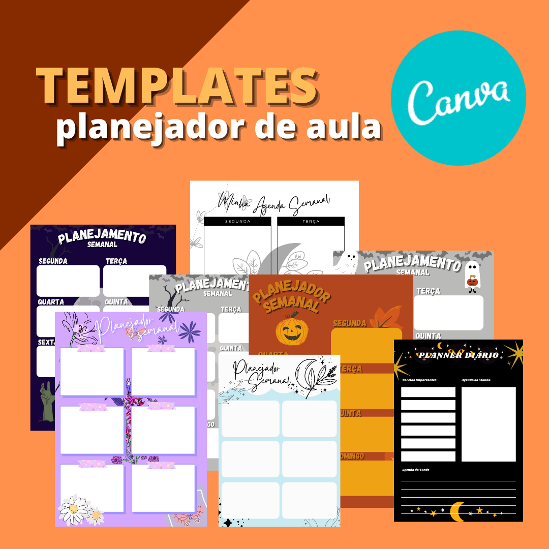 Planejador de aulas (Templates) - Jovana Templates | Hotmart