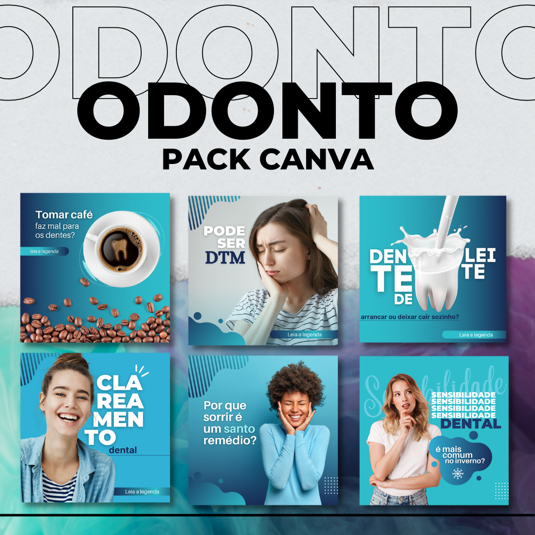 Odonto Pack Canva - Smart Pack | Hotmart