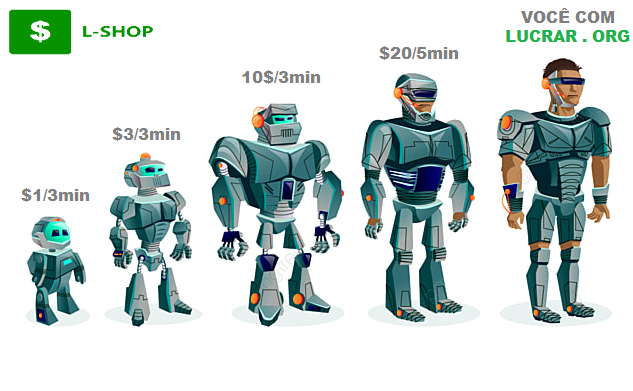 L-Bots | Dólares todos os dias - LUCRAR.ORG | Hotmart