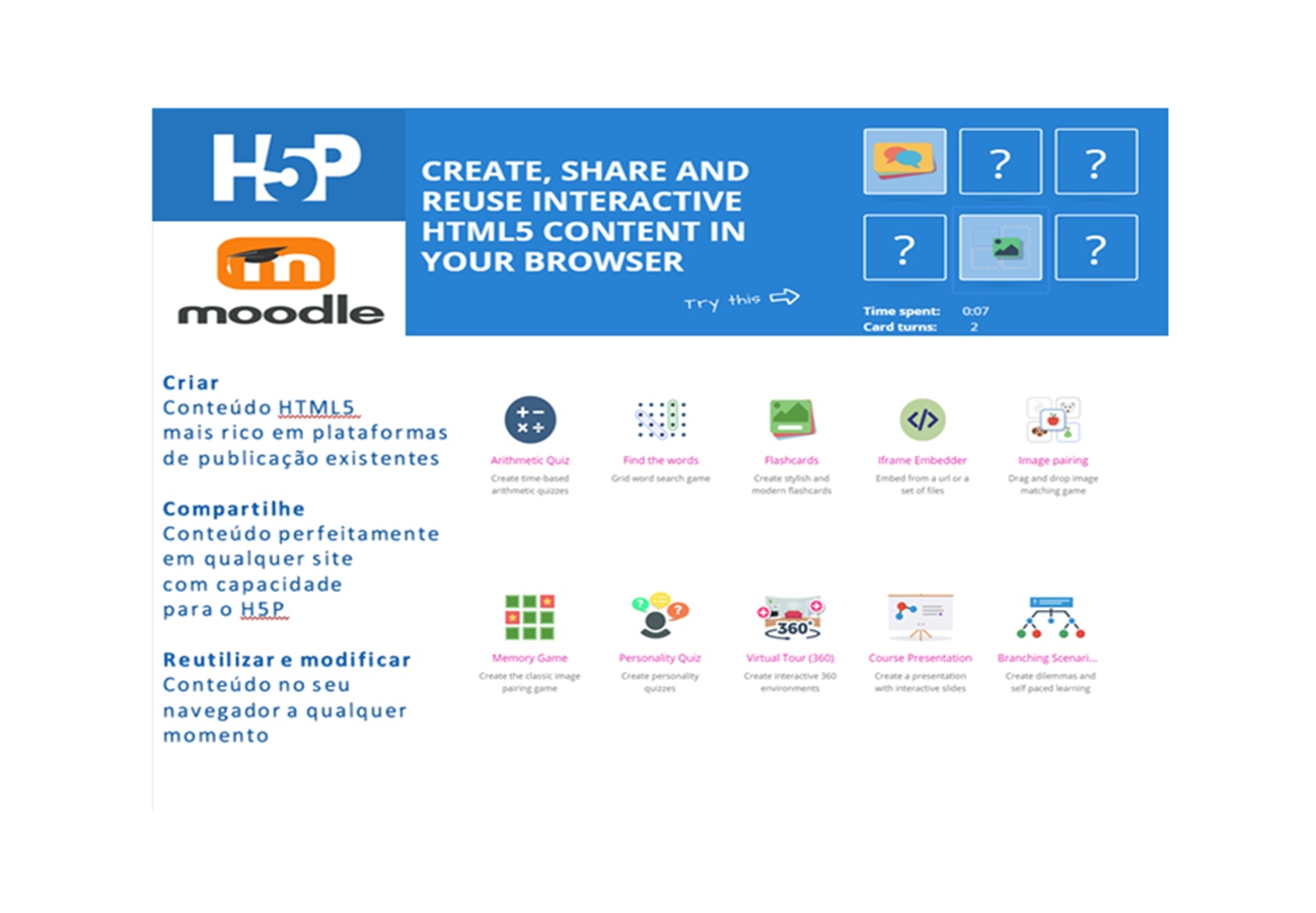 Criatividade no Moodle - Atividade com plug-in H5P no Moodle - EMA...