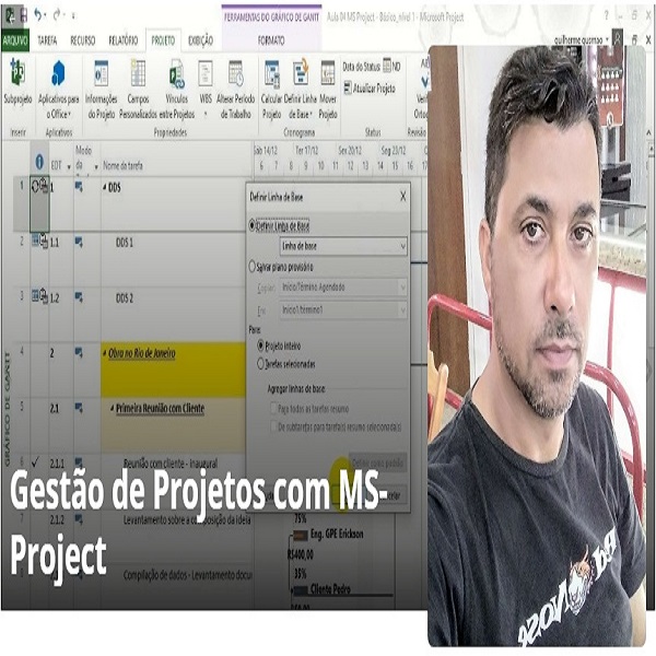 Gestão de Projetos com utilização da ferramenta MS-Project - Prof E...