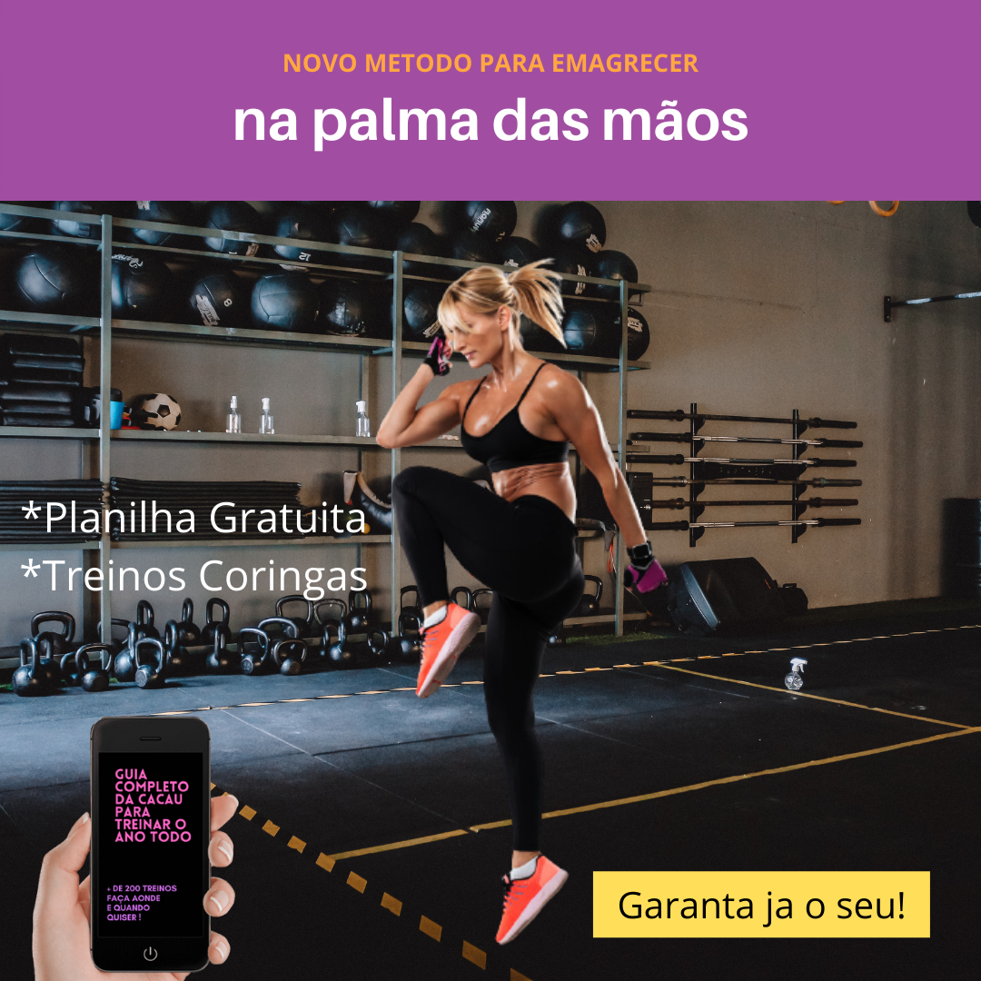 Guia de Treinos Seca Barriga - Cacau Fitness | Hotmart