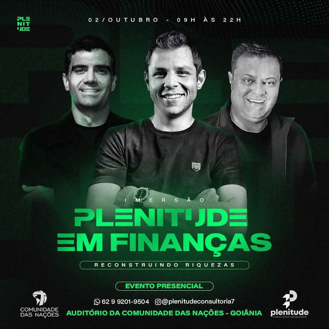 IMERSÃO PLENITUDE EM FINANÇAS - Alê Morelli | Hotmart
