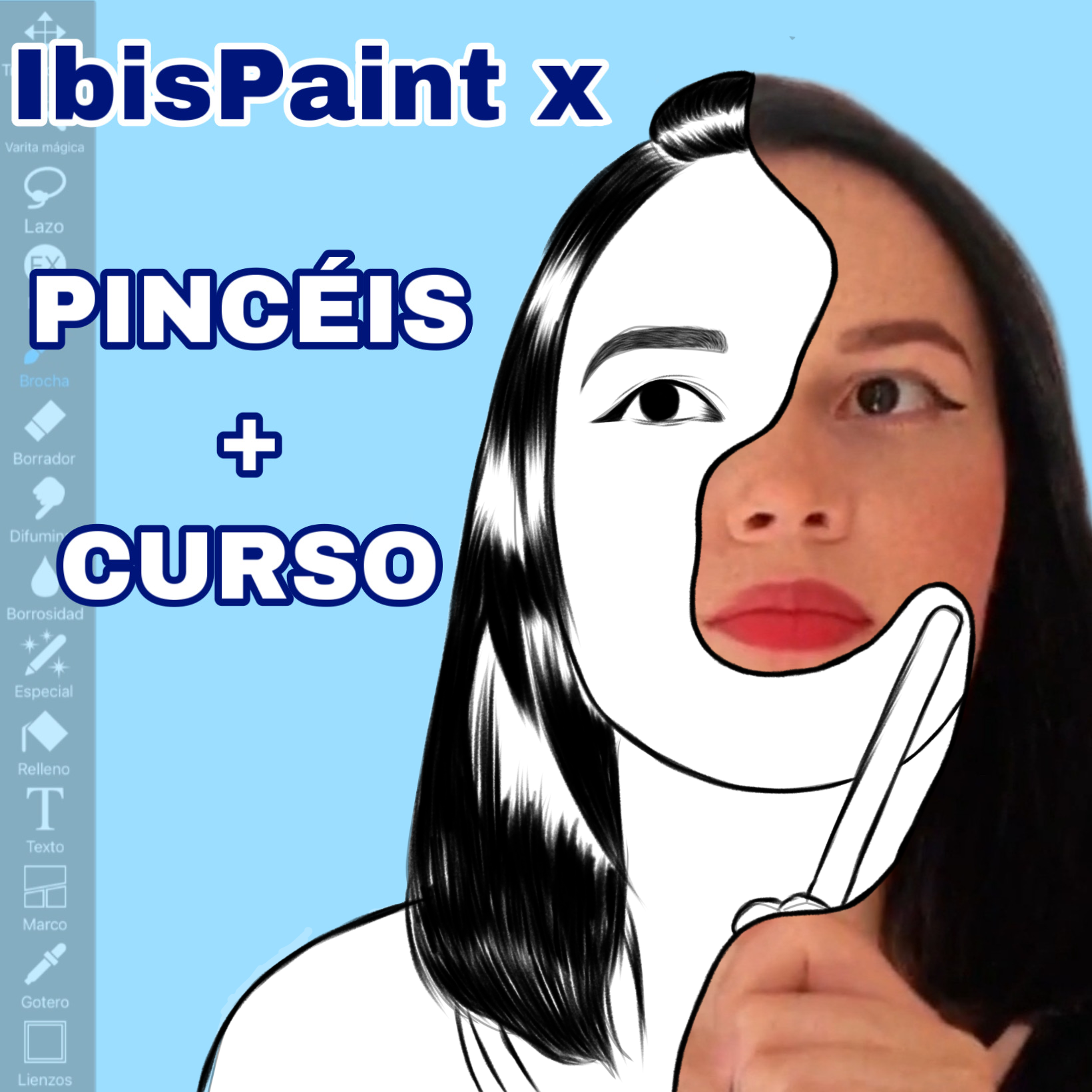 Curso Dominando o IbisPaint x + Pincéis Exclusivos - Luli Sams | Ho...