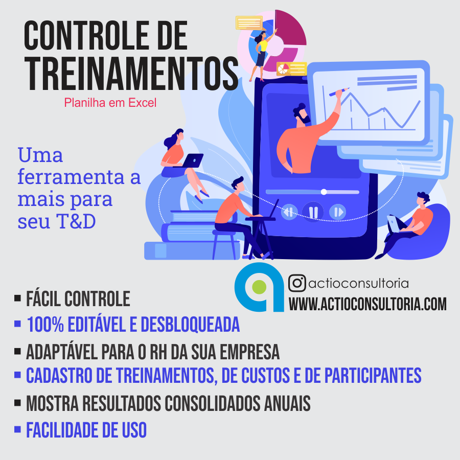 Planilha de Controle de Treinamentos - V. 1.3.3 - ACTIO Consultoria ...