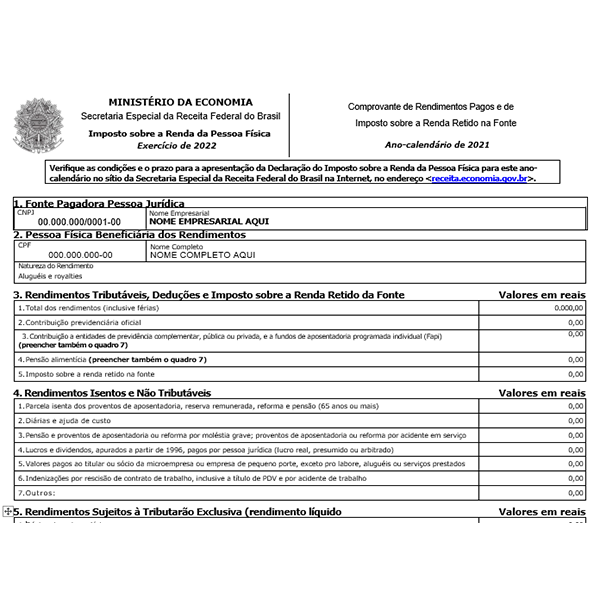 Informes de Rendimento 2022 Editável - Eduardo Colazelli Guerreiro ...