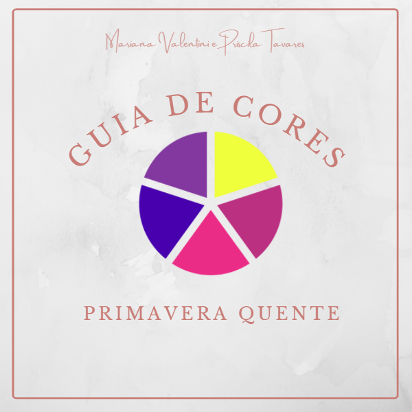 Cartela de cores - Primavera Quente - Valentini Tavares | Hotmart