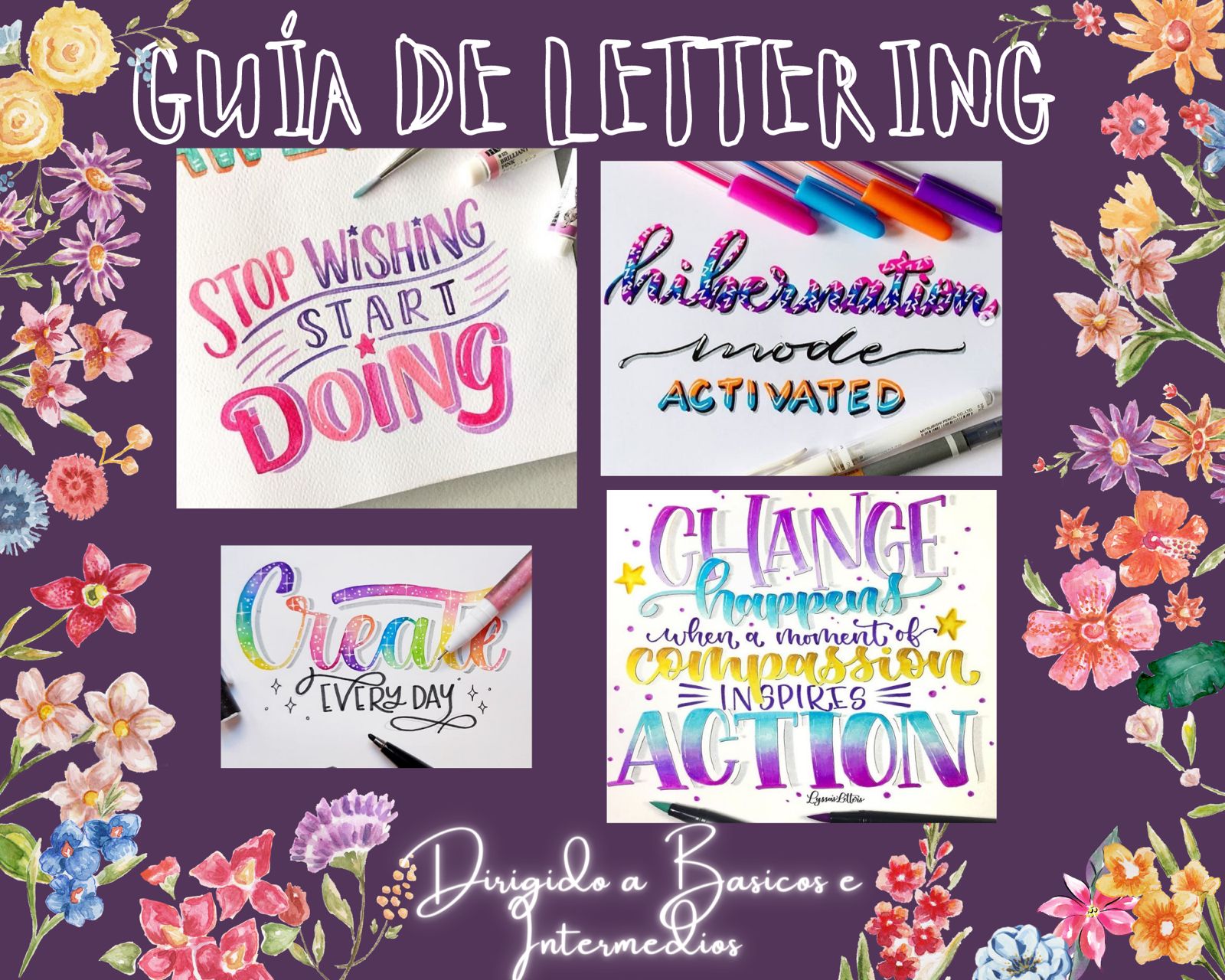 Guía Básica de Lettering - ROSARIO RAMOS | Hotmart
