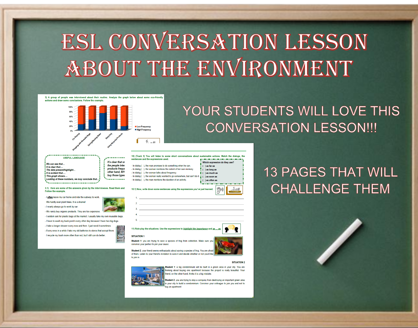 ESL Conversation Lesson Plan - Environment - Gustavo Nascente Igans...