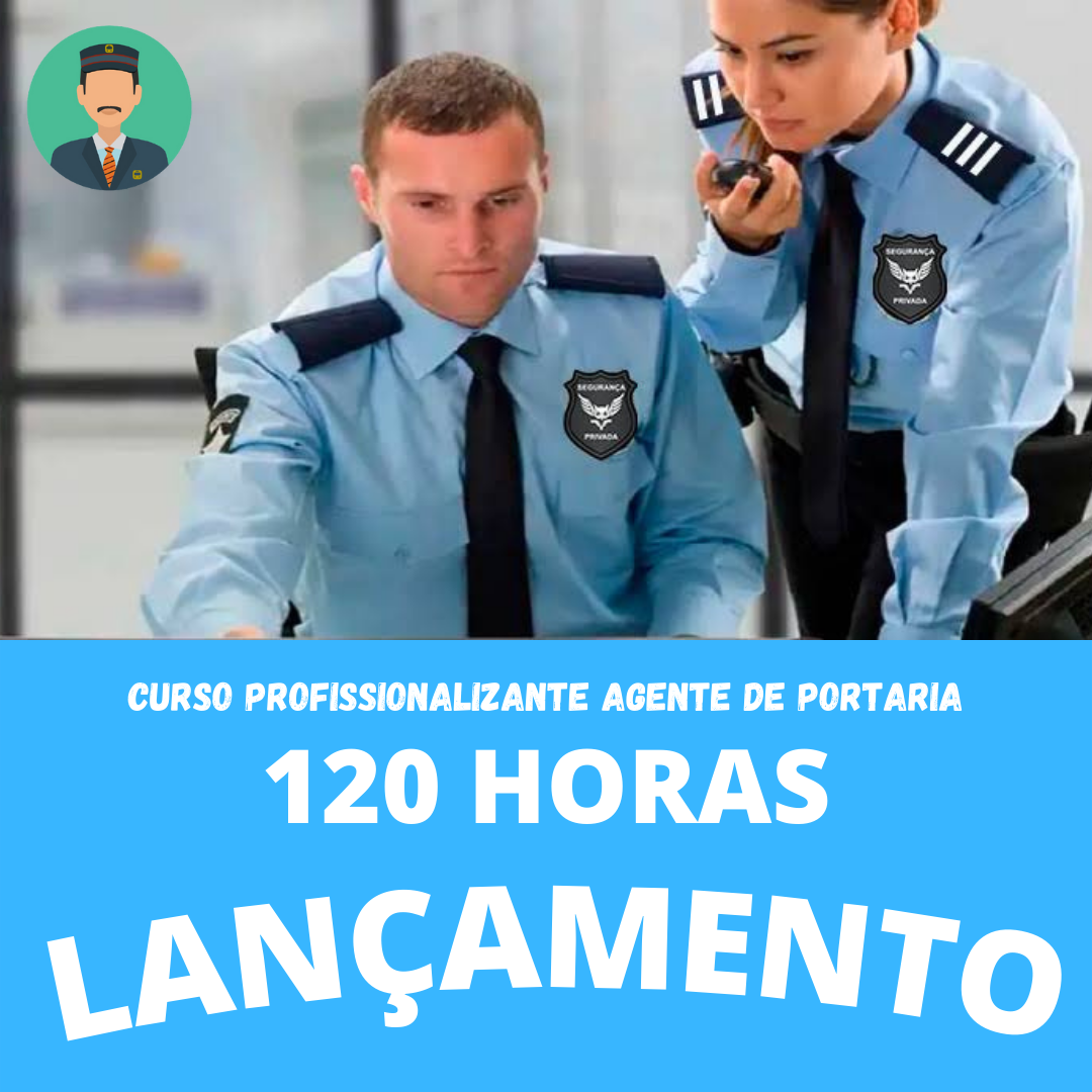 Cursos: Agente de Portaria, Fiscal de Loja, Agente de Monitoramento ...