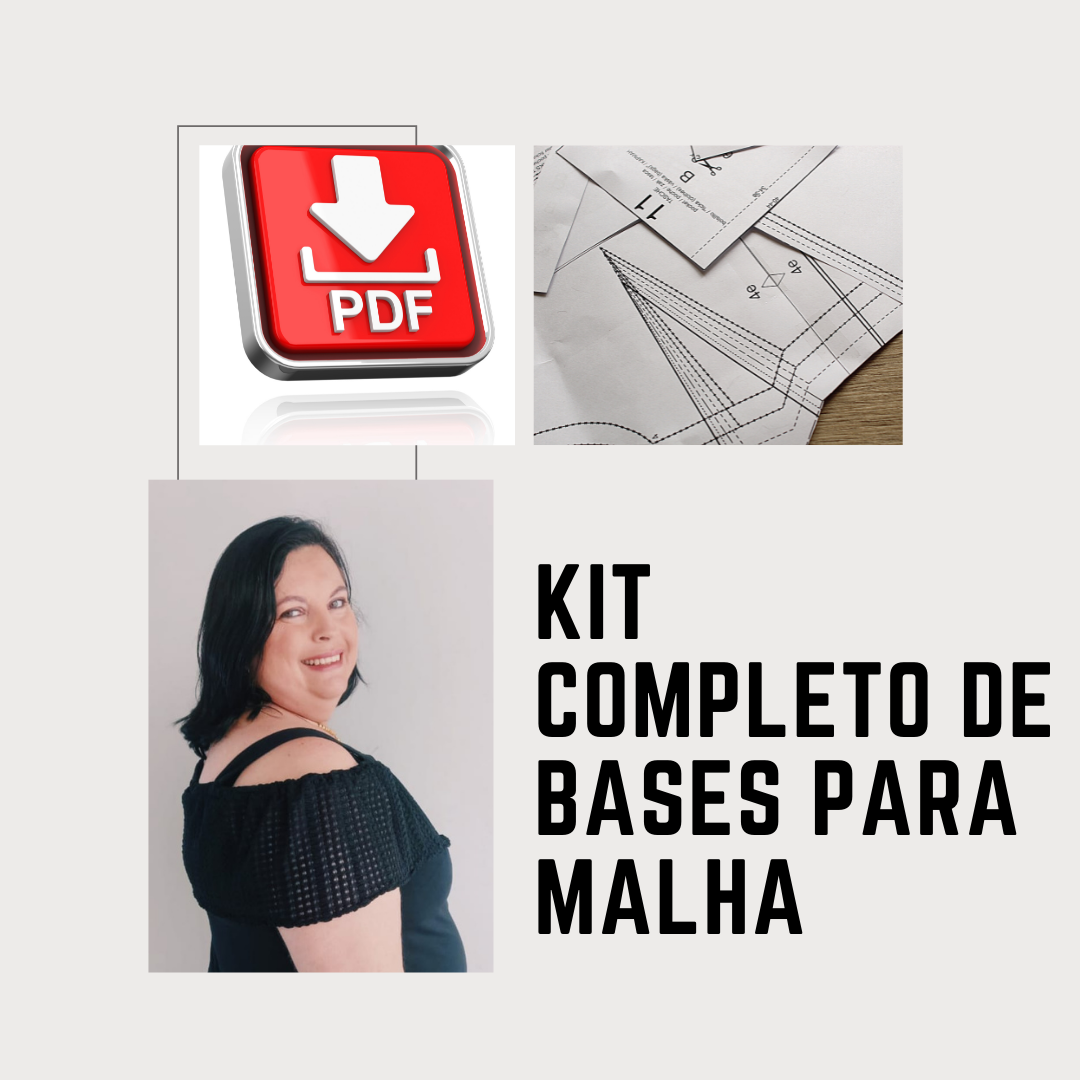 MOLDE BASE PARA MALHAS - KIT COMPLETO - W A MACHADO | Hotmart
