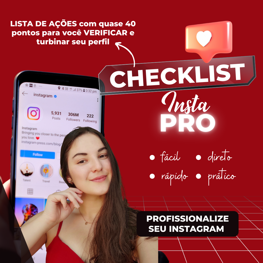 CHECKLIST insta PRO - Kananda Riva | Hotmart