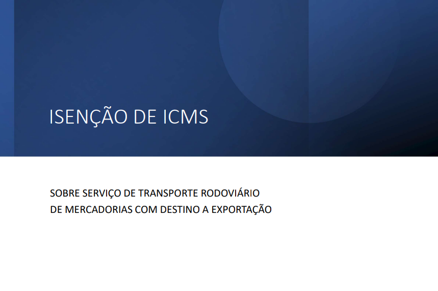 Tributária - Isenção de ICMS sobre Serv. De Transporte - Luciana Cr...