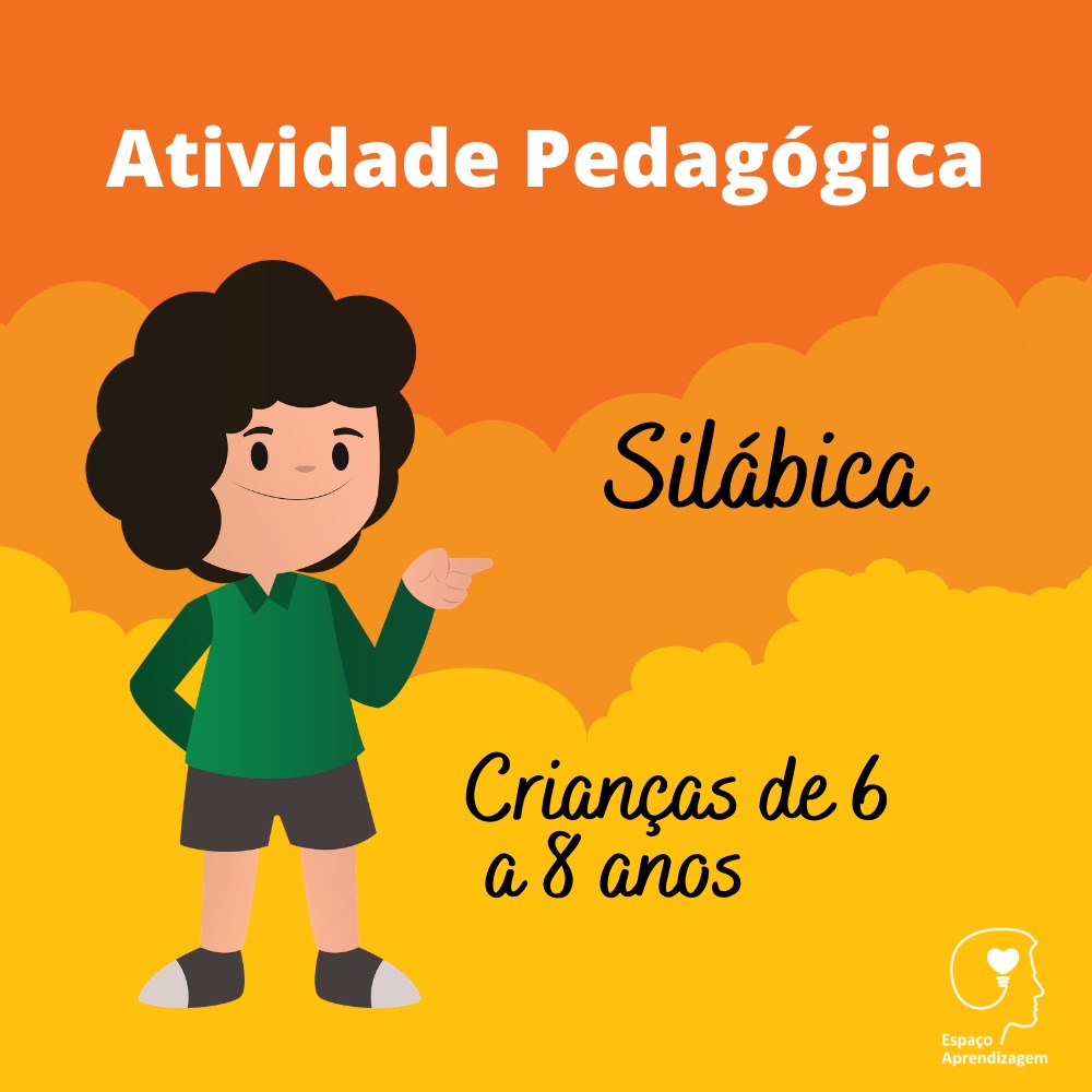 Silábica 1 - Separação de sílabas variadas - Espaço Aprendizagem