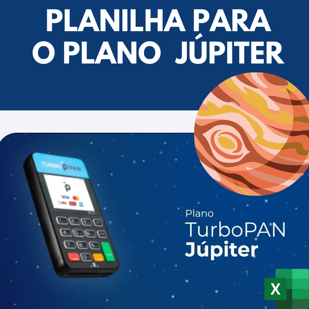 Turbo Pan Júpiter (Planilha para o plano Júpiter) - Douglas Souza