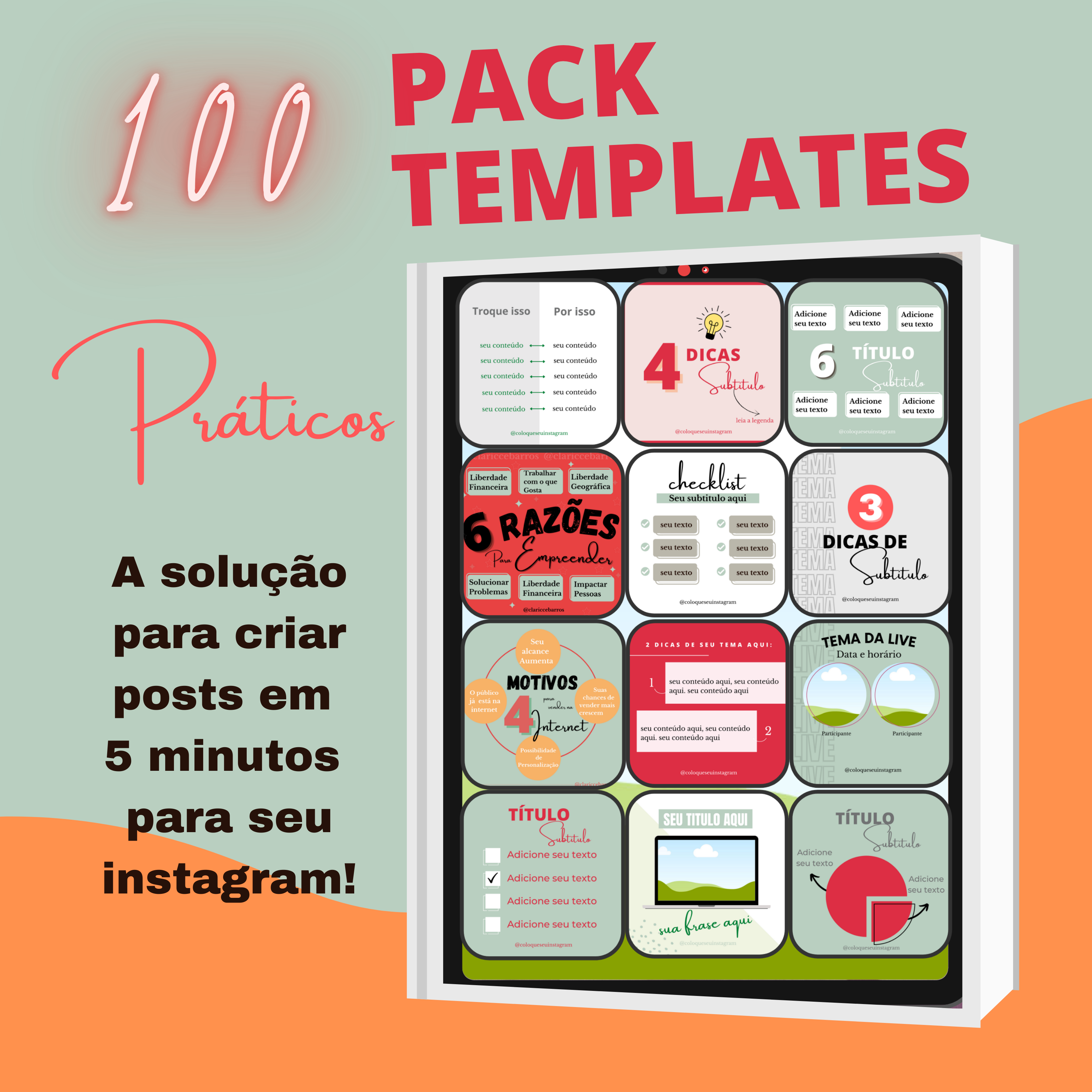 Templates - Clarice Barros Acacio | Hotmart