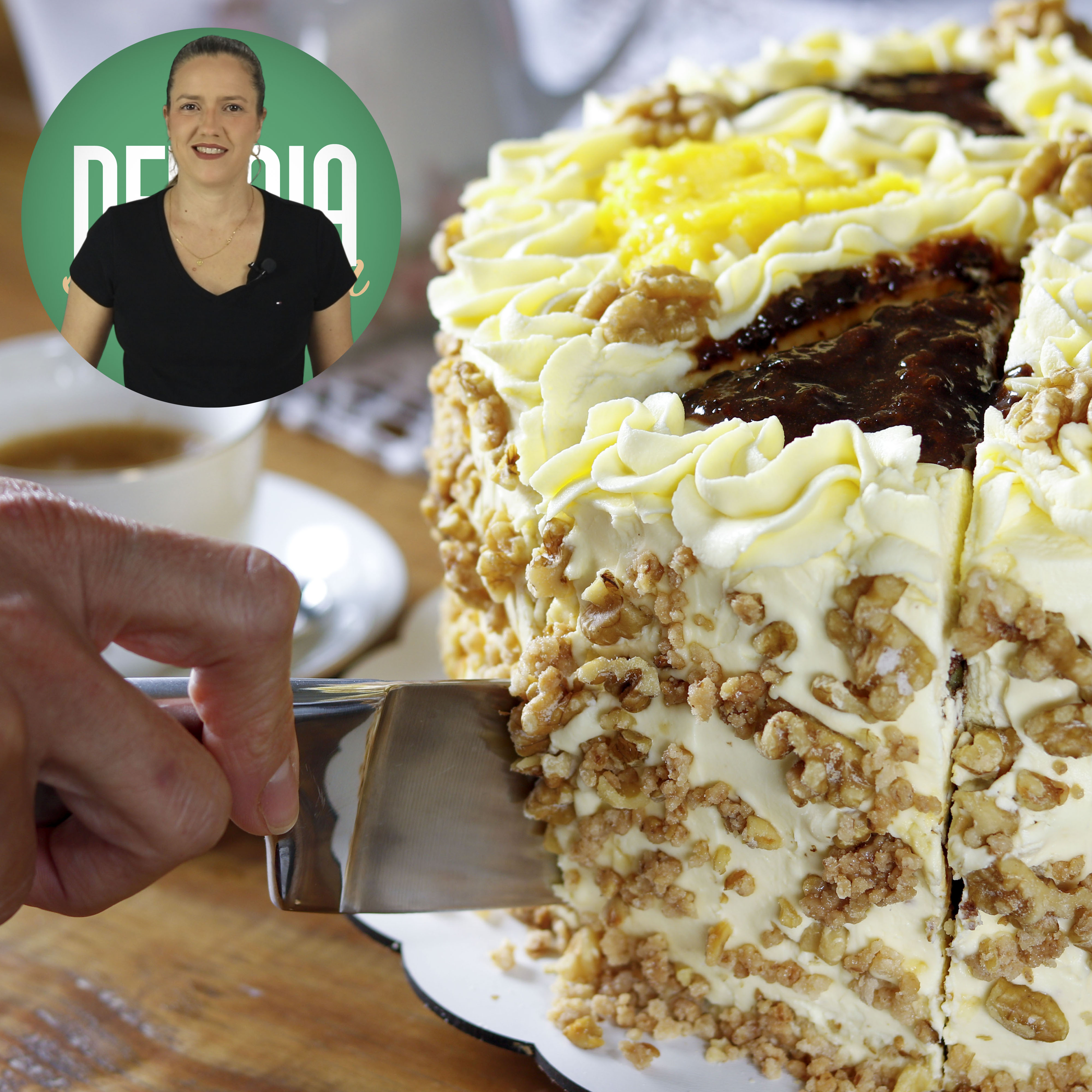 Aprenda a Torta Marta Rocha Deliciosa Sem Glúten - Sylvia N P Lopes ...