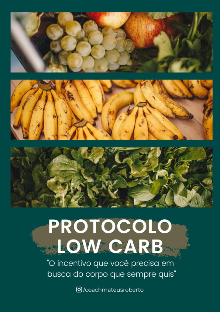 PROTOCOLO LOW CARB - O incentivo que você precisa em busca do corpo...