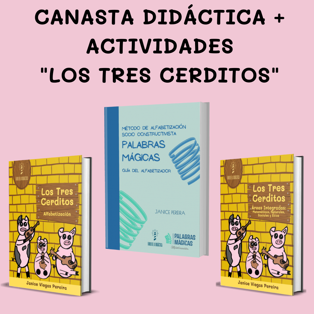 CANASTA DIDÁCTICA + ACTIVIDADES "LOS TRES CERDITOS" - Janice Viegas ...
