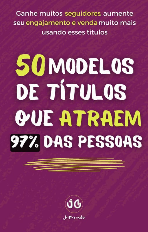 50 Modelos de títulos que atraem 97% das pessoas - bredley Henrique...