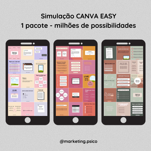 CANVA EASY - TEMPLATES EDITÁTAVEIS + mini curso sobre identidade visual ...