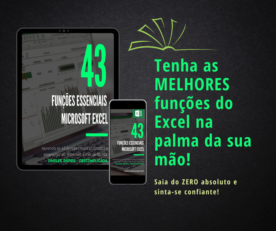 E-book - 43 Funções Essenciais Microsoft Excel - Nikole Ramos Batis...