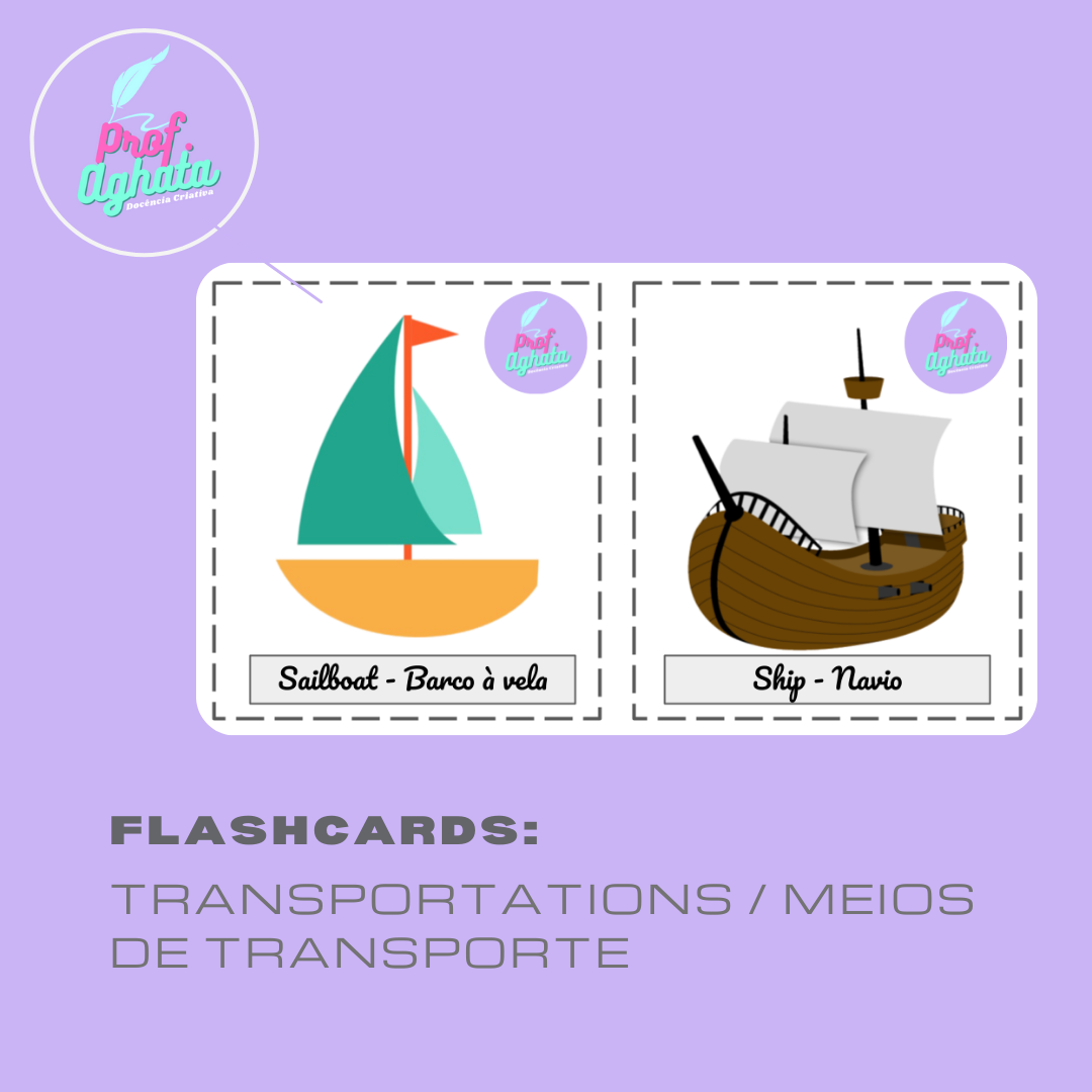 Transportations/Transportes - Flashcards - Prof. Aghata | Docência ...