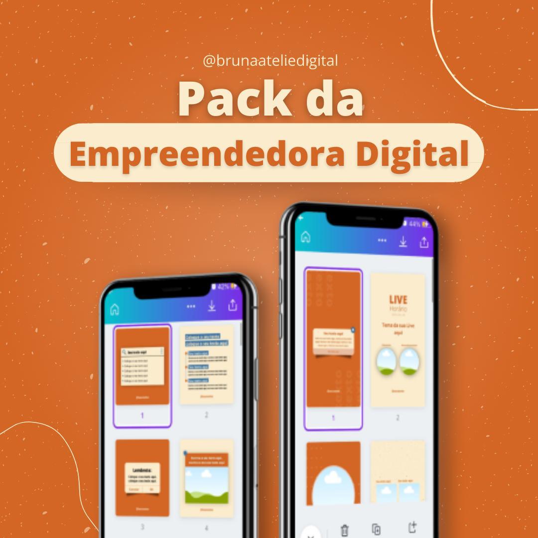 Pack da Empreendedora Digital - Bruna Ateliê Digital | Hotmart
