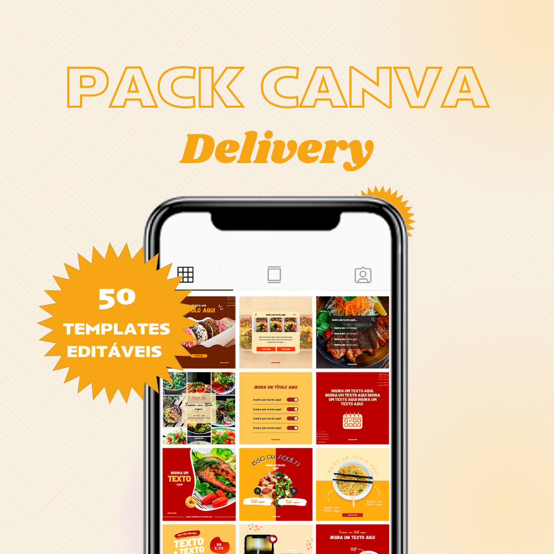 PACK CANVA DELIVERY - Agência Furtacor | Hotmart