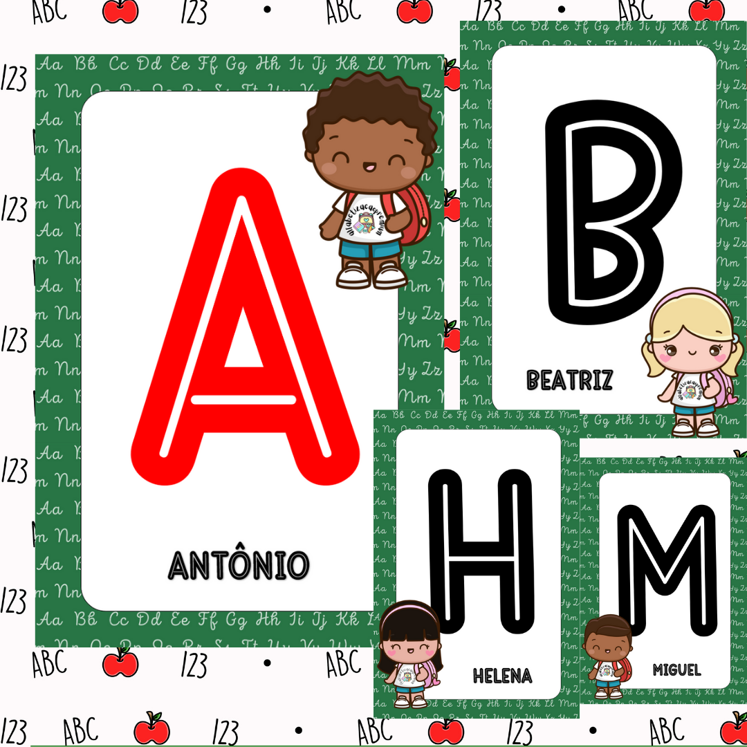 Alfabeto dos nomes - Erica Julieta Faria Vilela | Hotmart