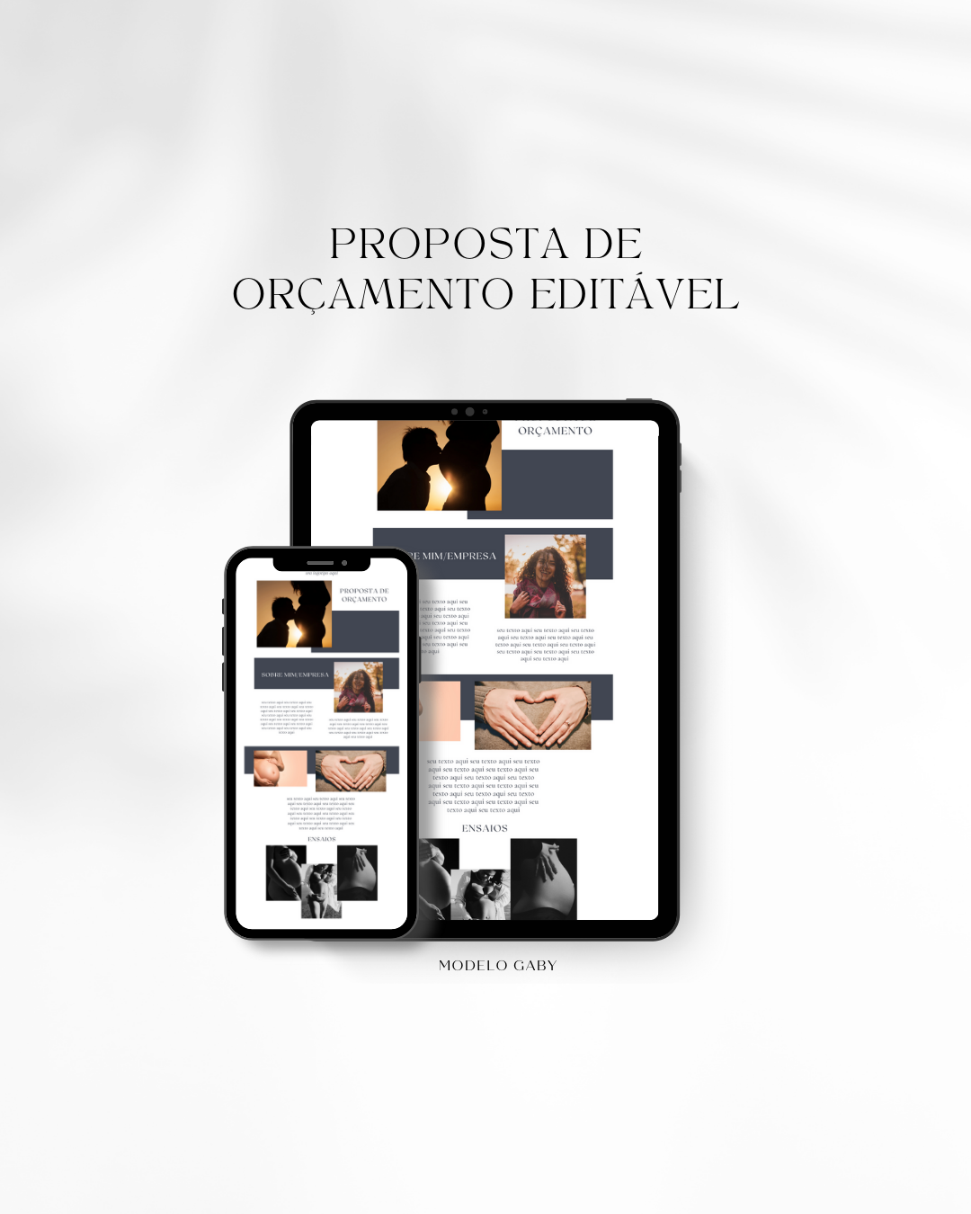 Orçamento Editável Gaby - Joyce Martins | Hotmart