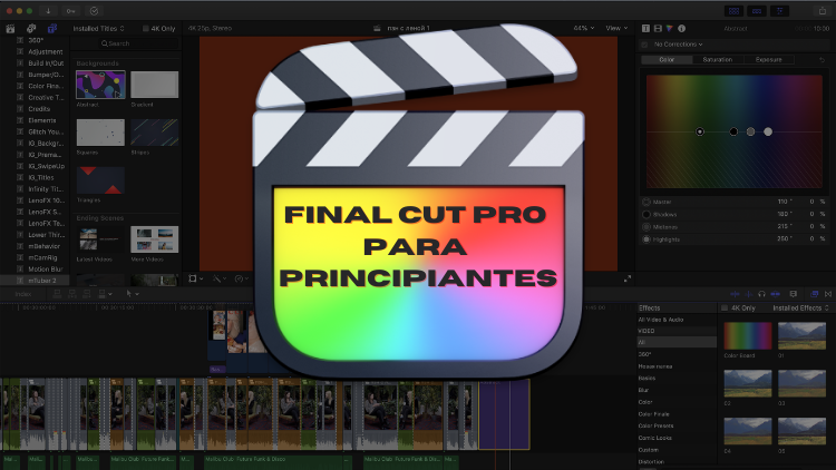 Final Cut Para Principiantes - Oscar Navarrete Salinas | Hotmart