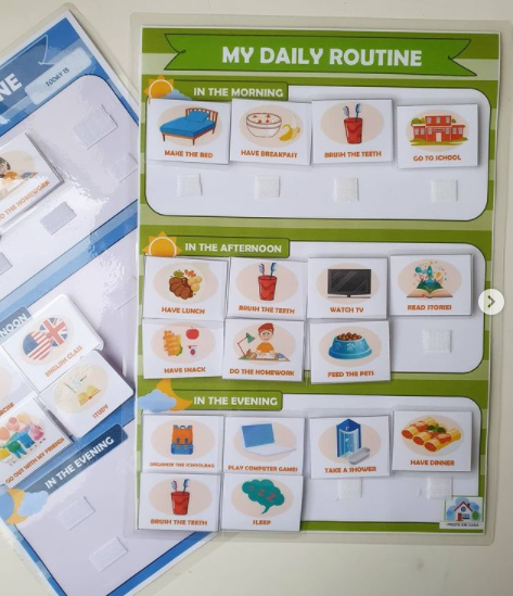 ROTINA DIÁRIA em inglês - Arquivo digital. - Ana Carolina Spinelli ...